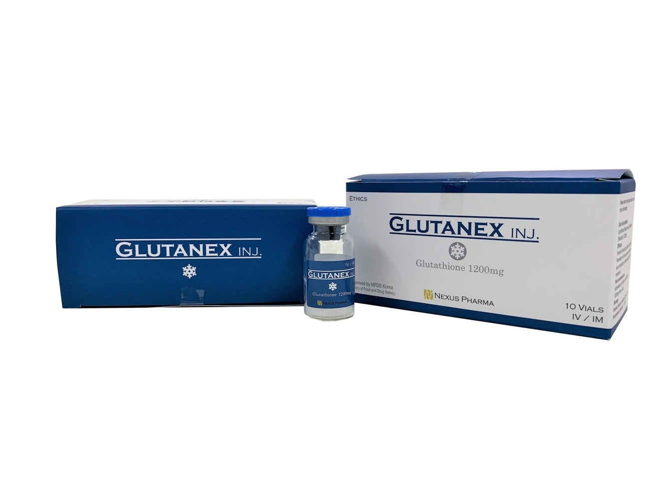Glutanex Inj. IV 10 viales – Glutatión 1200 mg inyectable para detox ...