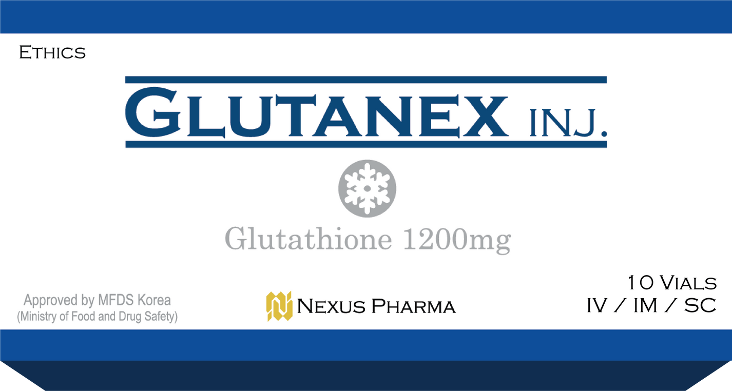 Glutanex Inj. IV 10 viales – Glutatión 1200 mg inyectable para detox ...